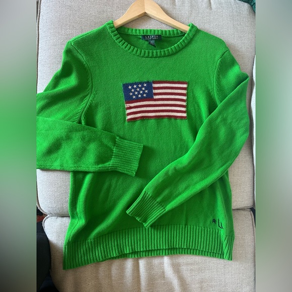 Ralph Lauren | Sweaters | The Iconic Ralph Lauren Flag Sweater | Poshmark